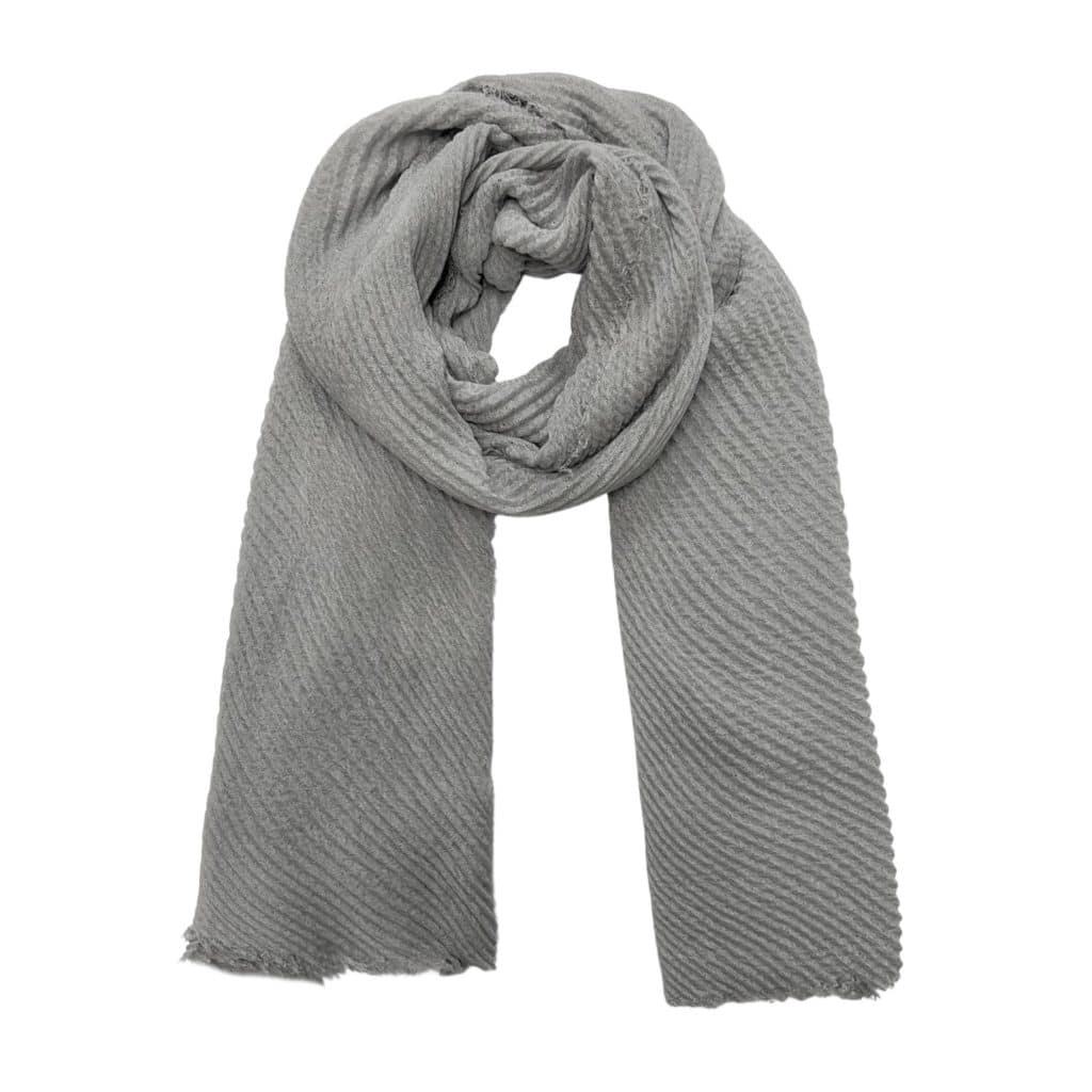 SHTR65753 GREY Pastel Crinkle Effect Scarf – Grey | SHSales Jewellery & Scarves Wholesalers ...