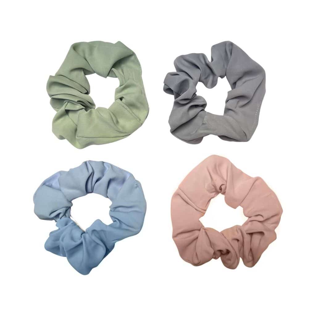 SH8164 Pastel Summer Scrunchie (4 Assorted Colours) | SHSales Jewellery ...