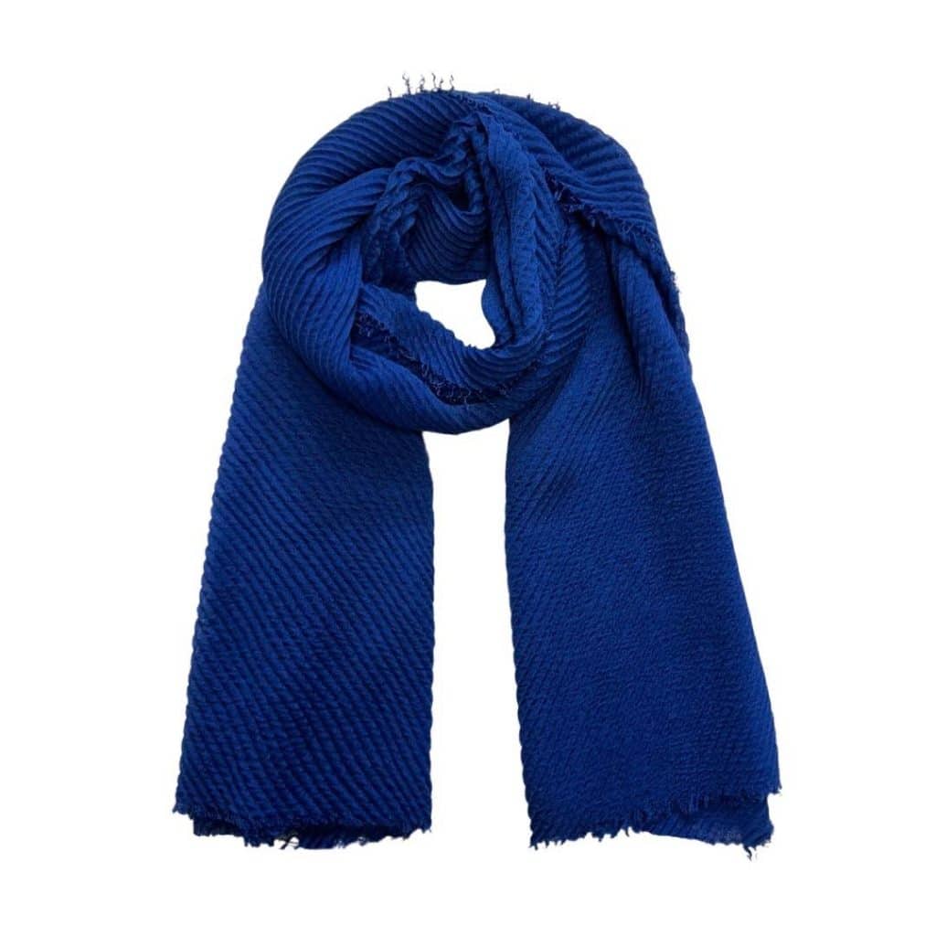 SHTR65764 Jessica Soft Summer Crinkle Scarf – Cobalt Blue | SHSales ...