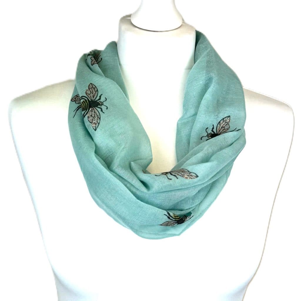 SHMM911 Bee Magnetic Scarf with Diamante Clasp | SHSales Jewellery ...
