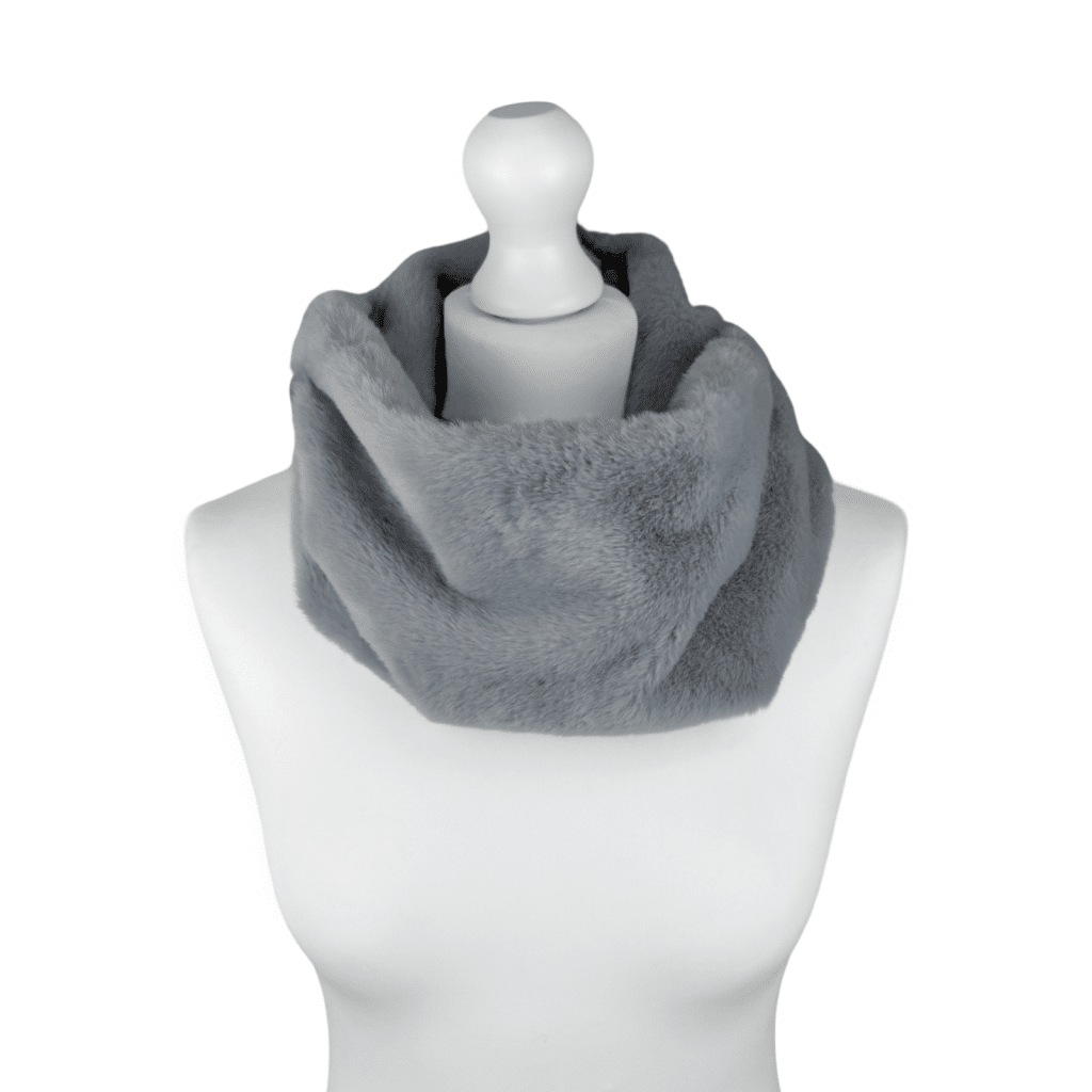 SHFF986 Elizabeth Classic Faux Fur Snood (Black, Grey) | SHSales ...