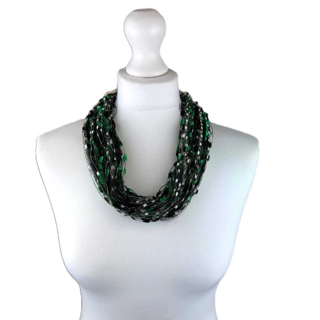 SHMM545 MULTI STRAND MAGNETIC SCARF | SHSales Jewellery & Scarves ...